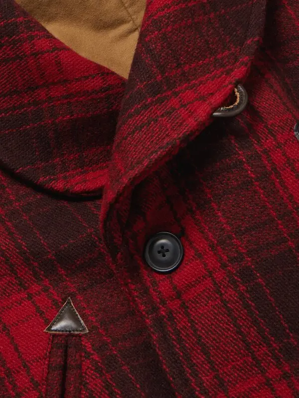Polo Ralph Lauren Polo Country Shawl-collar Belted Checked Jacket