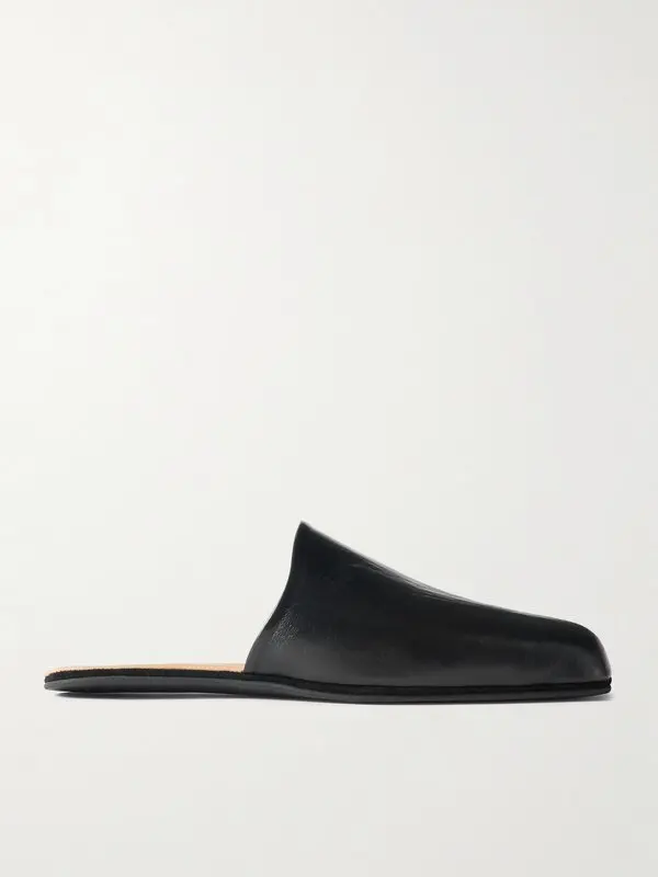Our Legacy Cigarr Leather Mules - Black