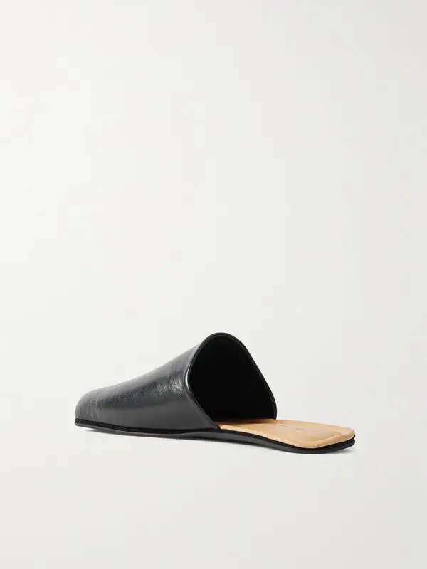 Our Legacy Cigarr Leather Mules - Black