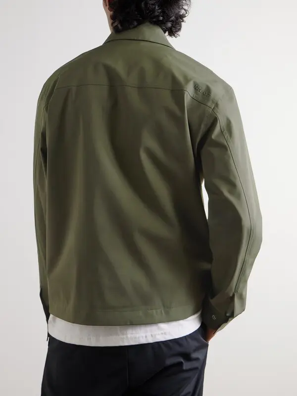 Nn07 Alban 8240 Recycled-twill Jacket - Green
