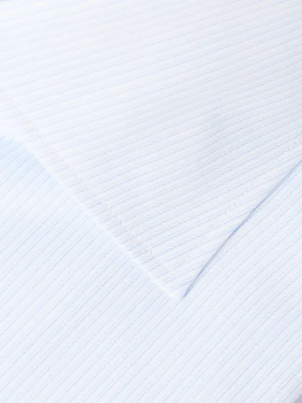 Zegna Cutaway-collar Cotton-twill Shirt - Blue