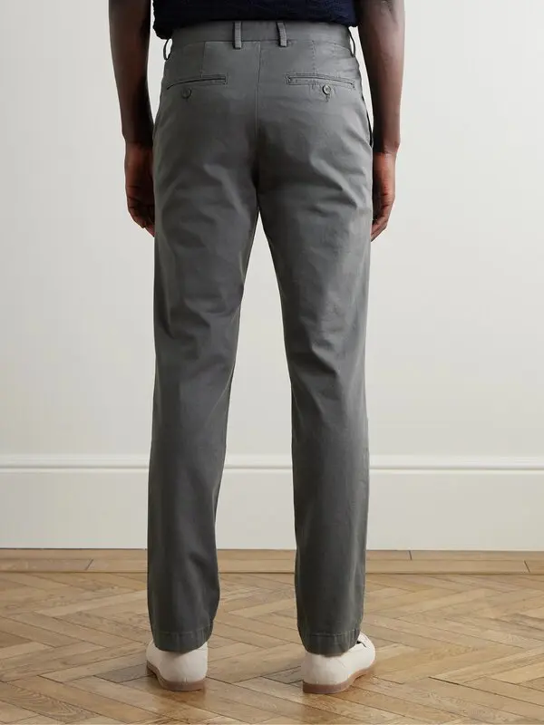 Mr P. Slim-fit Cotton-twill Chinos