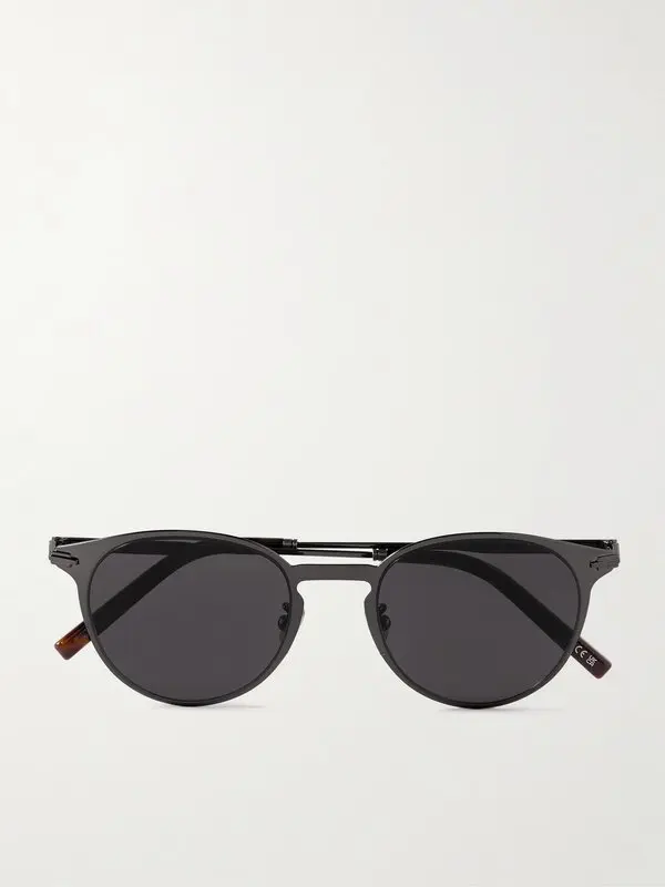 Dior Diorblacksuit R8u Round-frame Sunglasses - Metallic