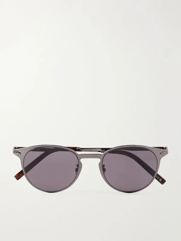 Dior Round Metal Sunglasses - Metallic