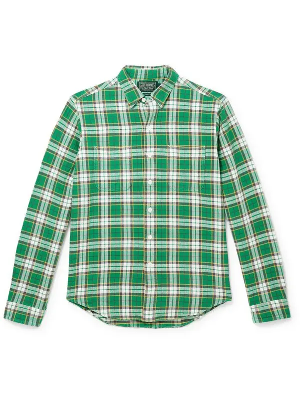 Ralph Lauren Polo Country Checked Cotton-flannel Shirt - Green