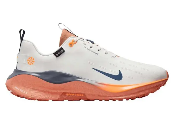 Nike Reactx Infinity Run 4 Gore-tex Sneakers - Sail/thunder Blue/total Orange
