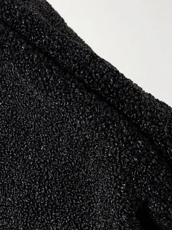 THE ROW Mira Faux Raffia Clutch