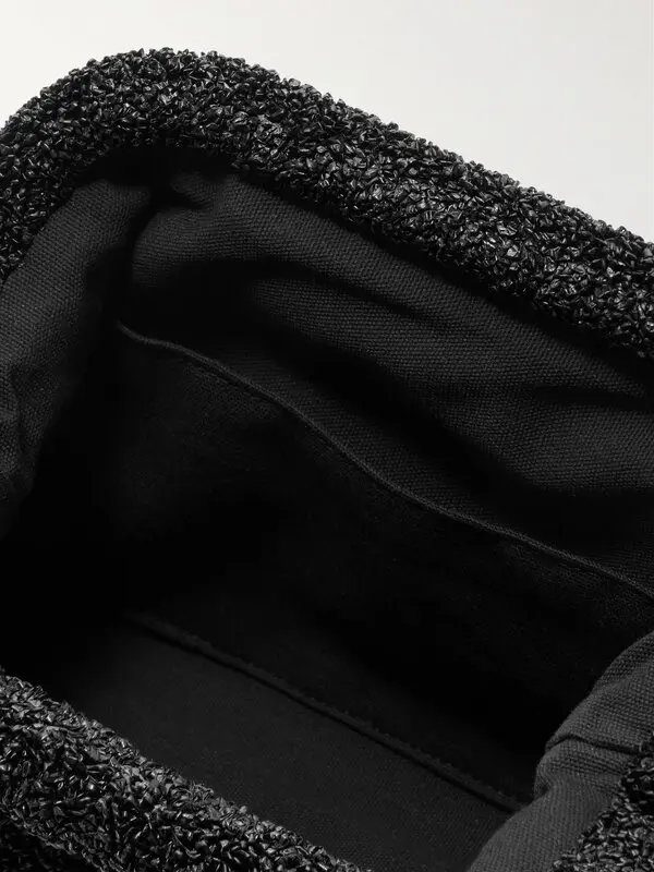 THE ROW Mira Faux Raffia Clutch
