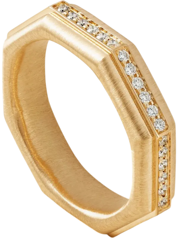 MARIE LICHTENBERG Baba 18-karat Diamond Ring - Gold