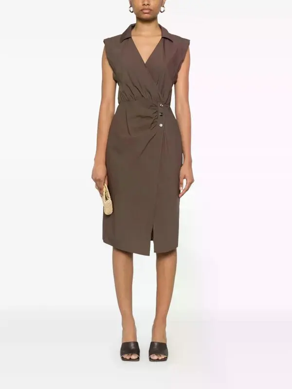 Patrizia Pepe Wrap Shirt Dress