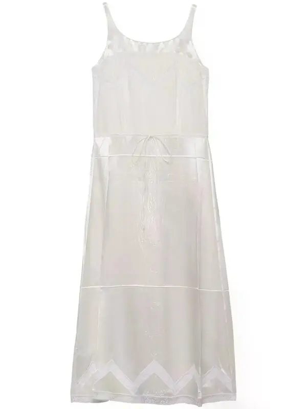 Prada Embroidered Midi Dress