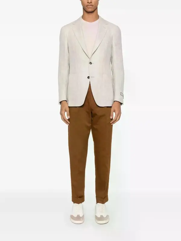PT TORINO Tapered Trousers - Brown