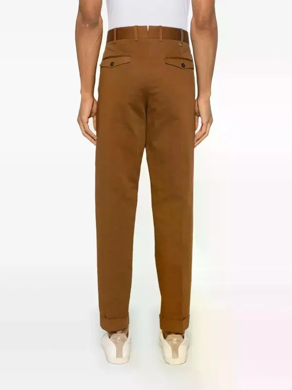 PT TORINO Tapered Trousers - Brown