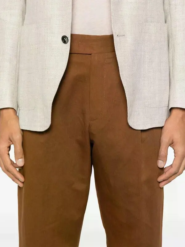 PT TORINO Tapered Trousers - Brown