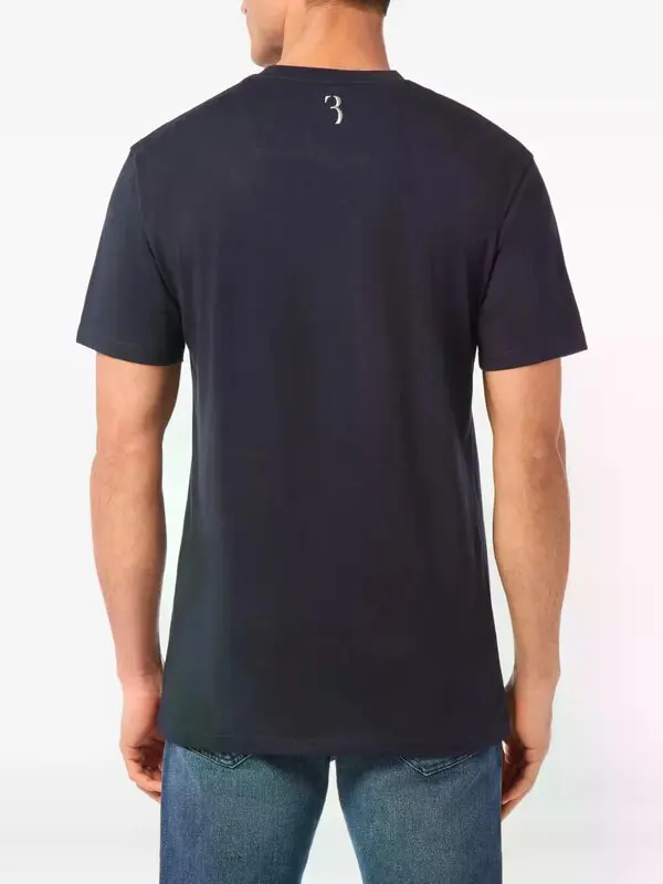 BILLIONAIRE Embroidered Crest T-shirt - Blue