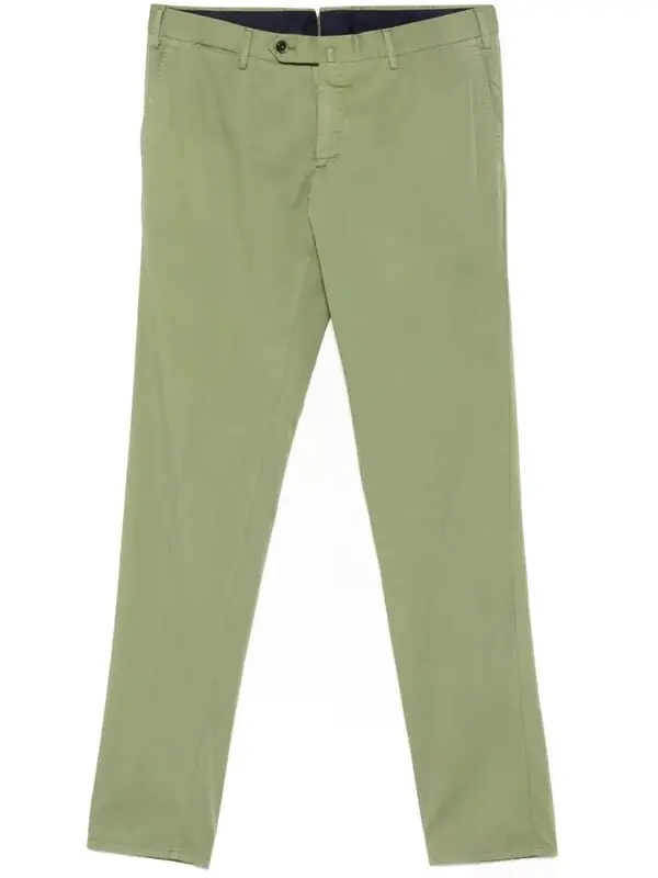 PT TORINO Tapered Chinos - Green