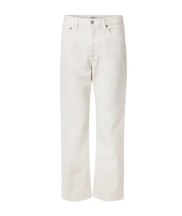 AGOLDE 90s Mid-rise Straight-leg Jeans - White