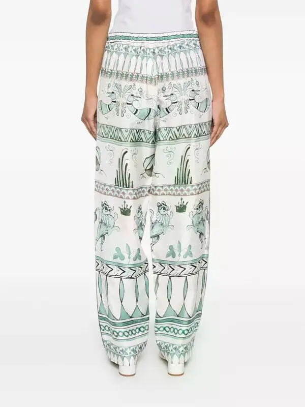 Fabiana Filippi Silk Trousers - White