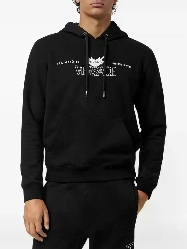 Versace Logo-print Hoodie
