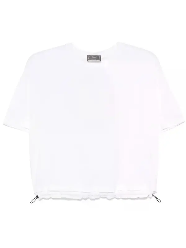 Herno Drawstring-hem T-shirt