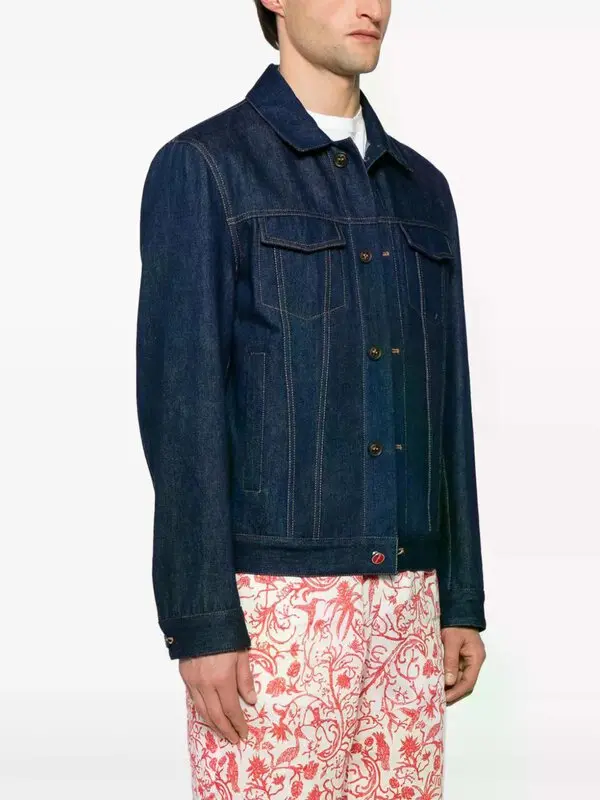 Kiton Denim Trucker Jacket