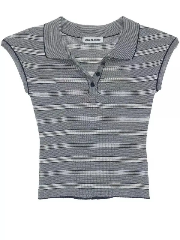 LOW CLASSIC Knitted Polo Shirt