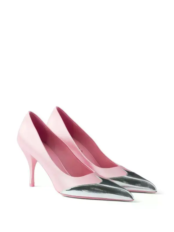 Prada 85mm Satin Pumps