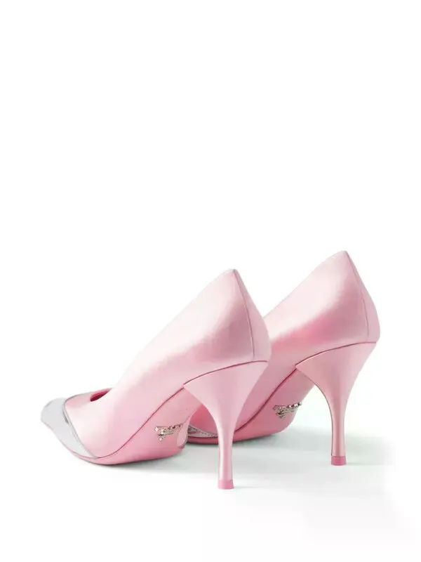 Prada 85mm Satin Pumps