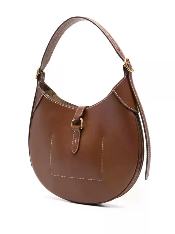 Polo Ralph Lauren Polo Id Leather Shoulder Bag - Brown