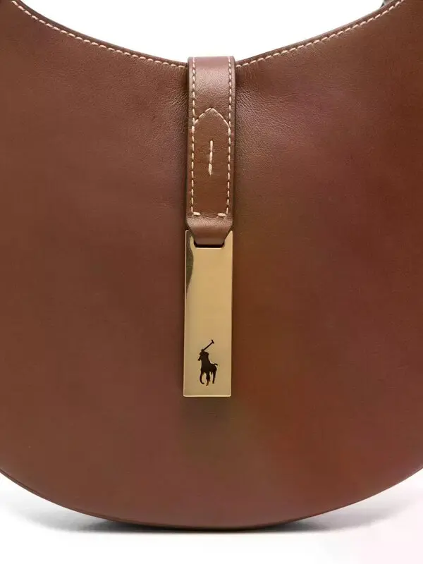 Polo Ralph Lauren Polo Id Leather Shoulder Bag - Brown