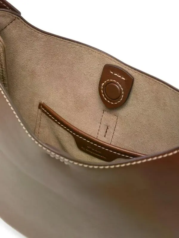 Polo Ralph Lauren Polo Id Leather Shoulder Bag - Brown