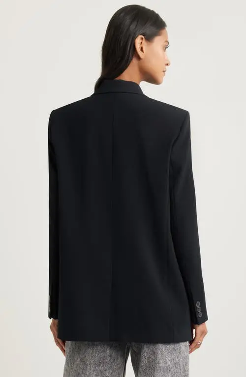 OPEN EDIT Curator Crepe Relaxed Blazer - Black