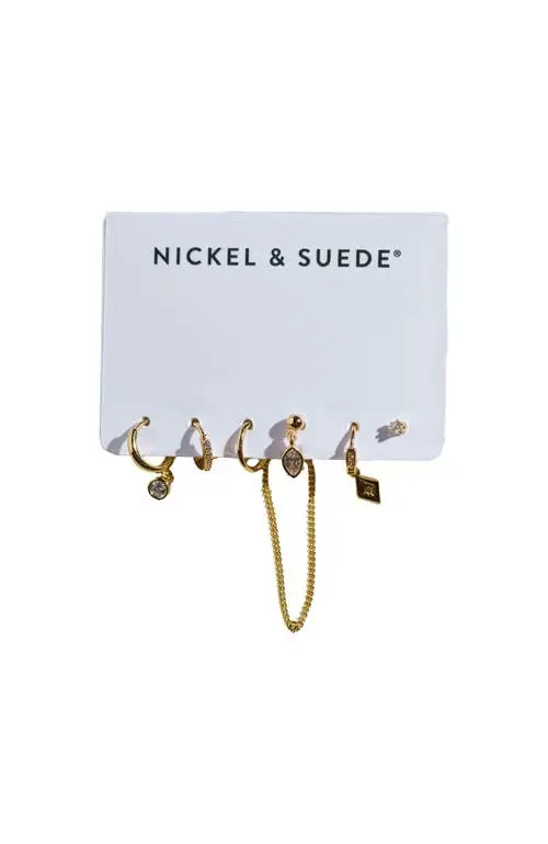 NICKEL & SUEDE Assorted Earring Set