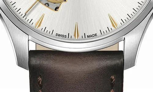 Hamilton Jazzmaster Open Heart Automatic Strap Watch - Silver