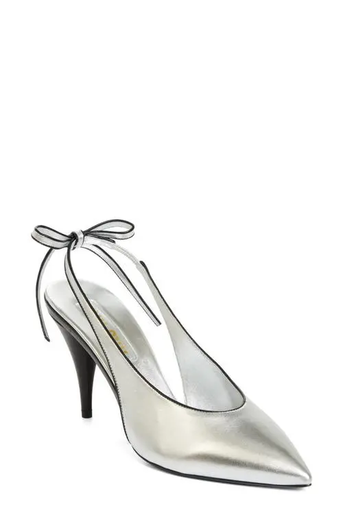 Miu Miu Pointed Toe Slingback Pumps