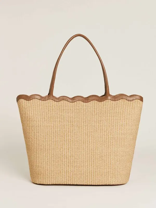 REFORMATION Isabella Raffia Tote - Natural Raffia