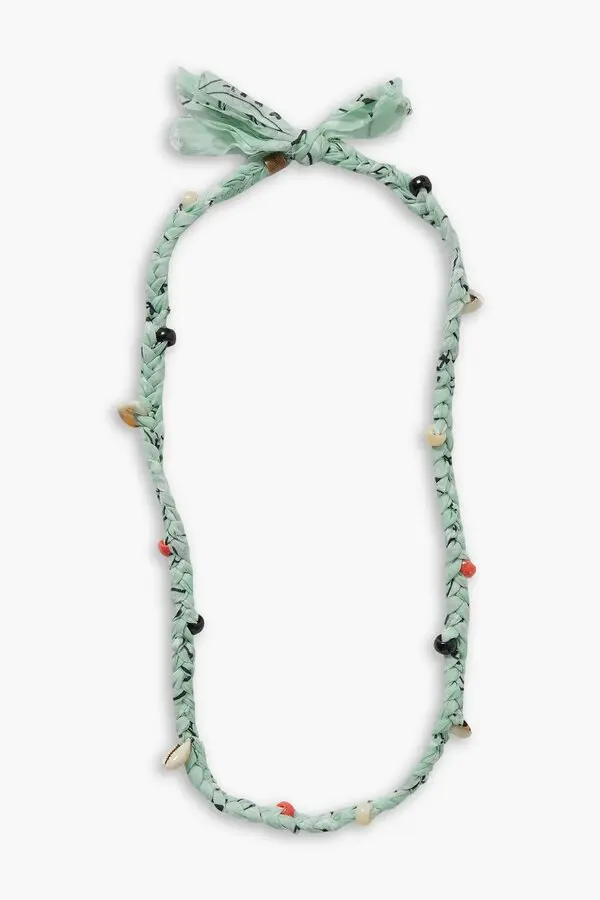 Alanui Braided Cotton-voile Necklace