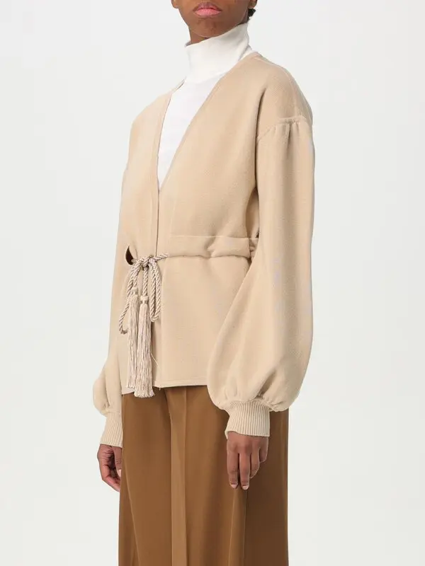 Max Mara Belted Cardigan - White