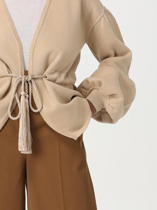 Max Mara Belted Cardigan - White