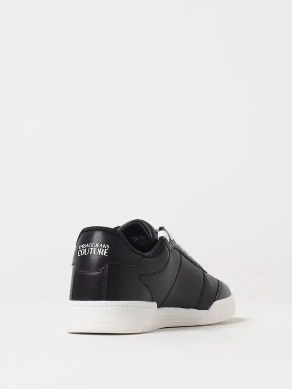 Versace Lace-up Sneakers With Embellished Detail - Gold