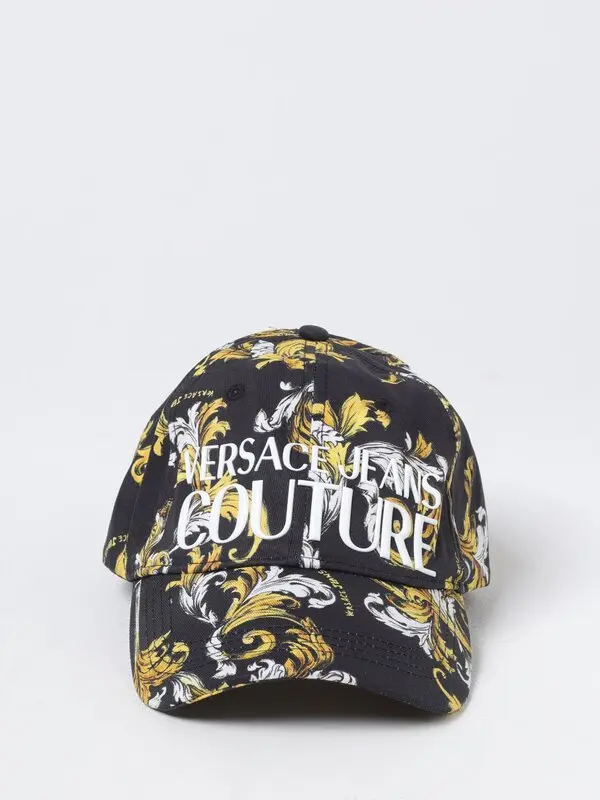 Versace Printed Baseball Cap - Black