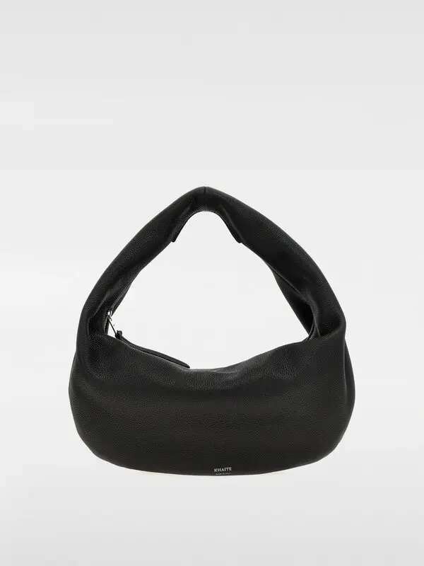 Khaite Leather Shoulder Bag - Black