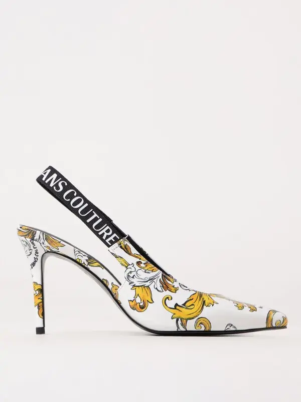 Versace Pointed Pumps - White