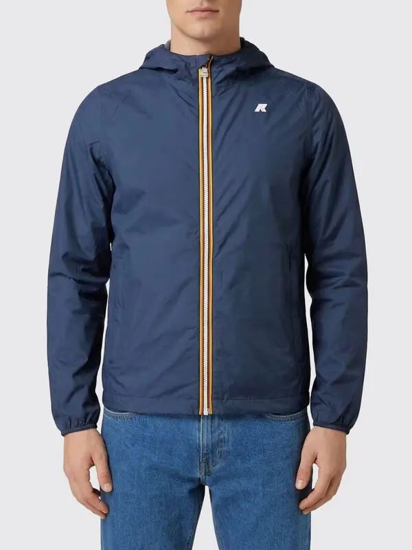 K-WAY Zip-up Hooded Jacket - Blue 1