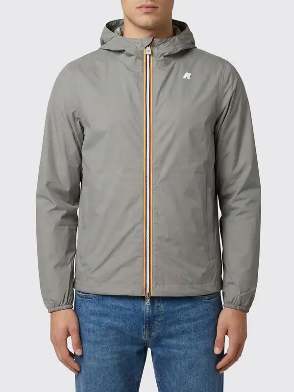K-WAY Zip-up Hooded Jacket - Grey