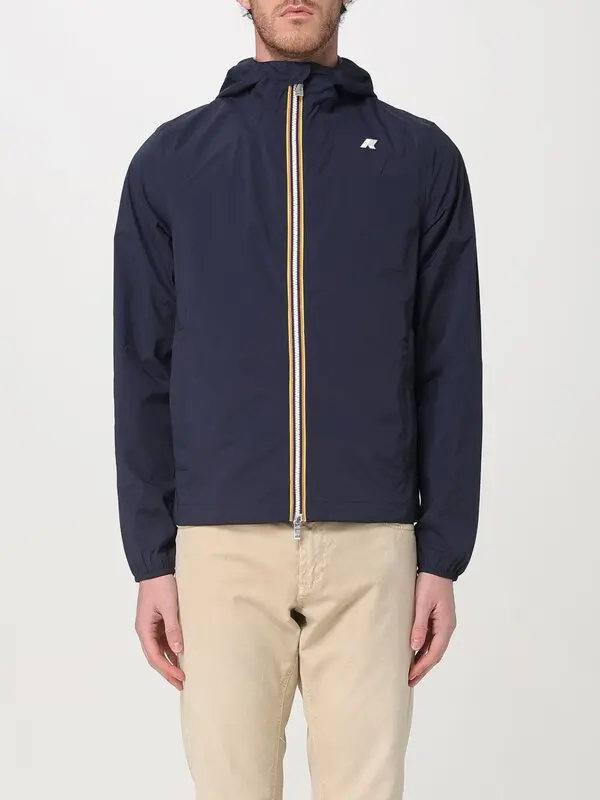 K-WAY Zip-up Hooded Jacket - Navy