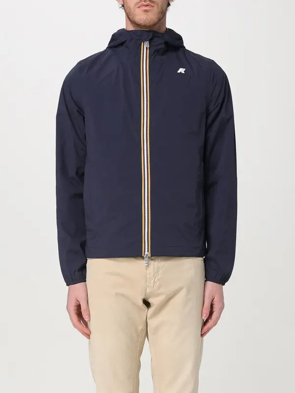 K-WAY Zip-up Hooded Jacket - Navy