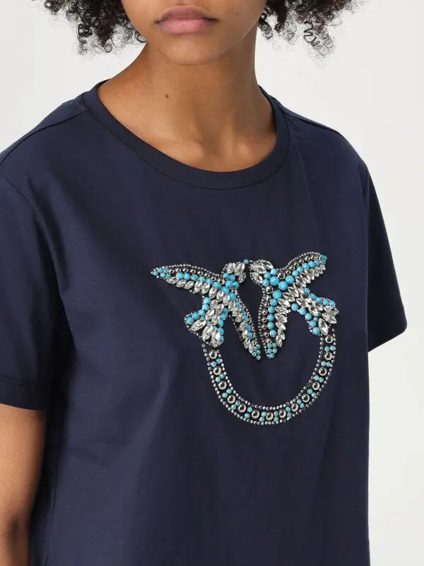 Pinko Embellished Crewneck T-shirt
