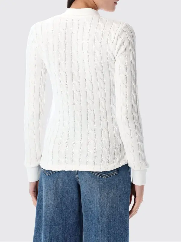 Polo Ralph Lauren Cable Knit Polo Shirt - White