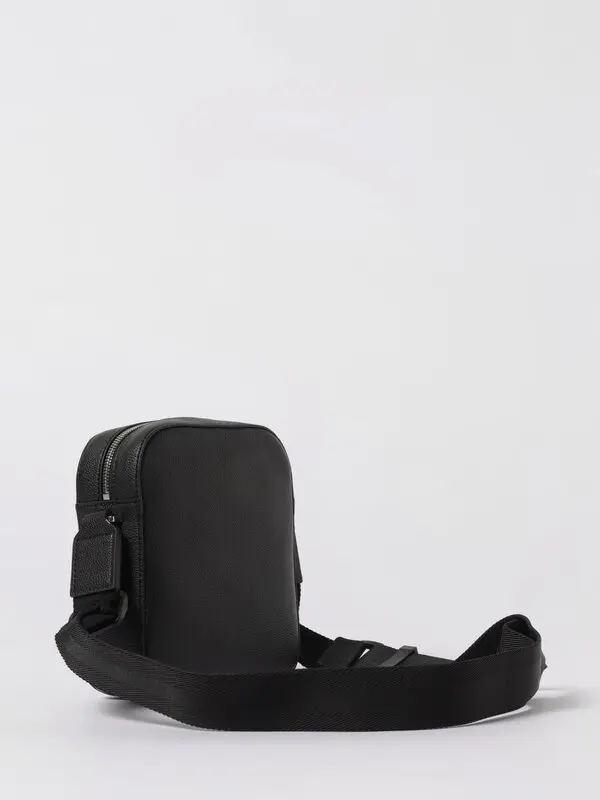 BOSS Leather Shoulder Bag - Black